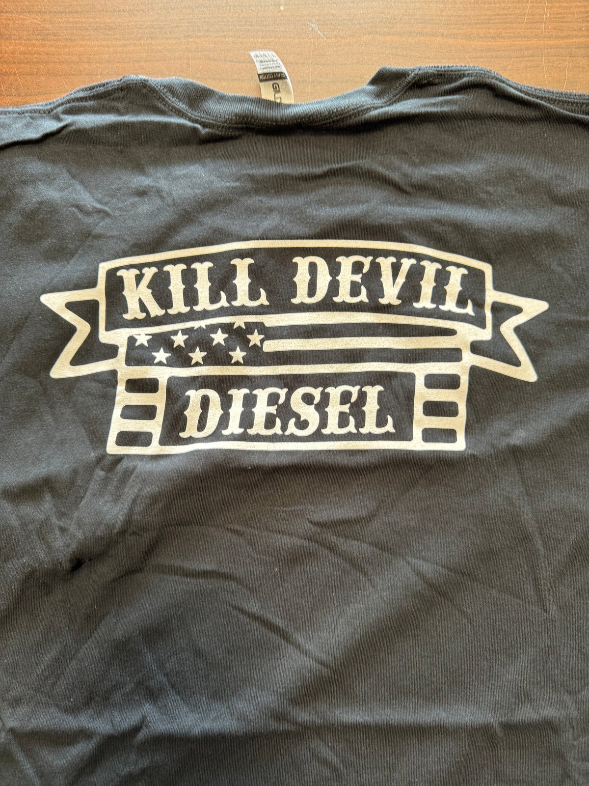 Black ICON Logo Tee Shirt — KillDevilDiesel