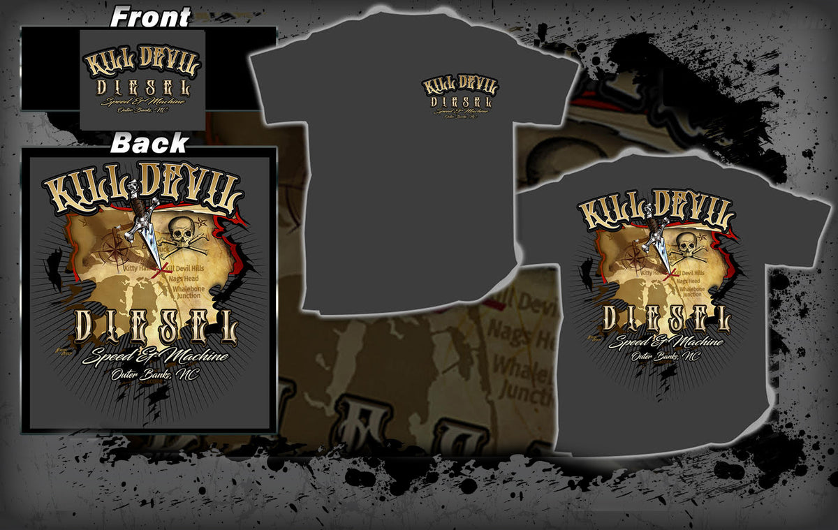 Kill Devil Diesel Pirate Tee Shirt — KillDevilDiesel