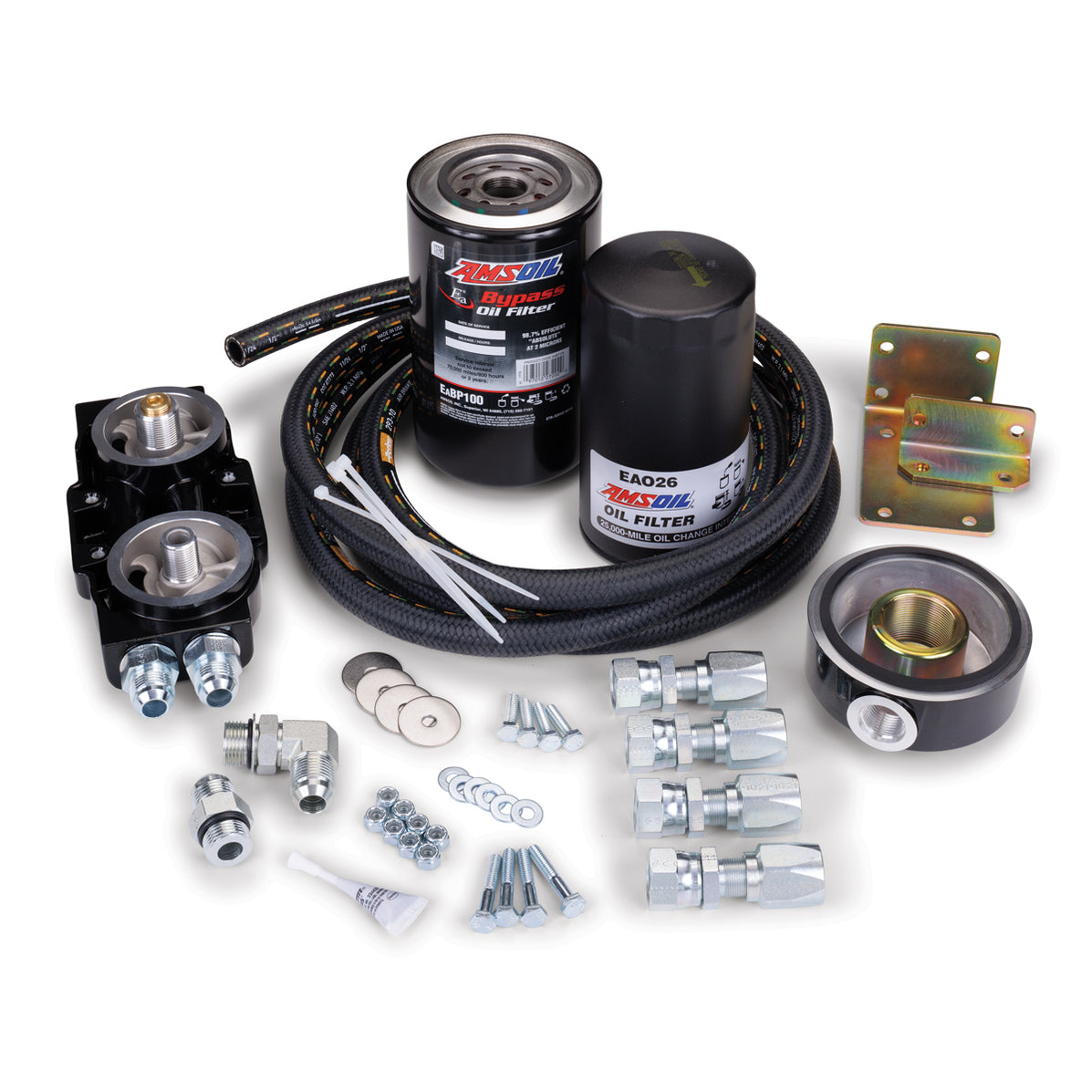 Amsoil Ford 7.3L Dual-Remote Bypass Filter System — KillDevilDiesel