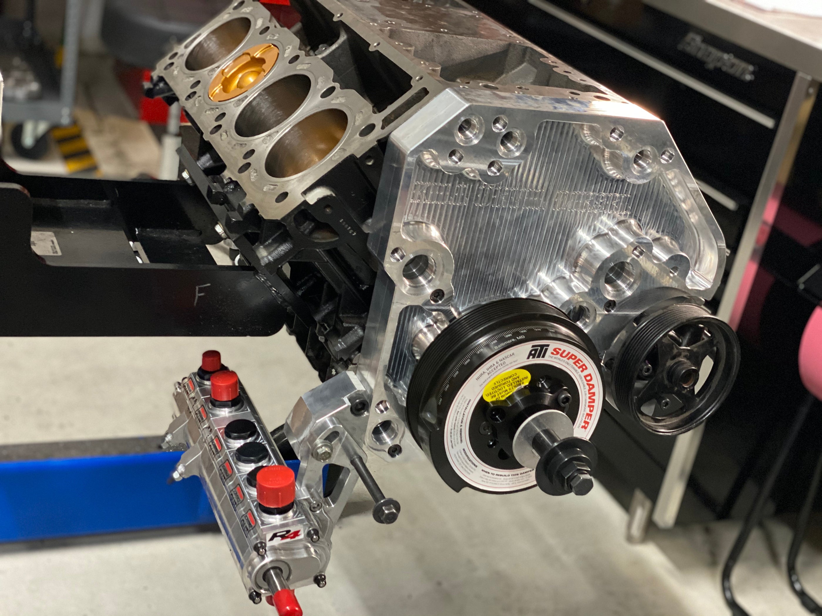 Kill Devil Diesel Billet Front Cover - 6.4 Powerstroke — KillDevilDiesel