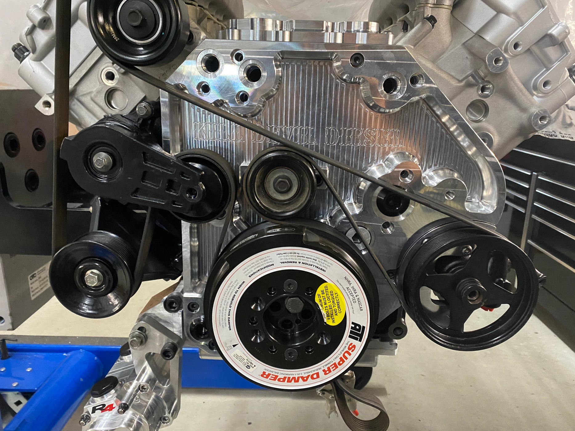 Kill Devil Diesel Billet Front Cover - 6.4 Powerstroke — KillDevilDiesel