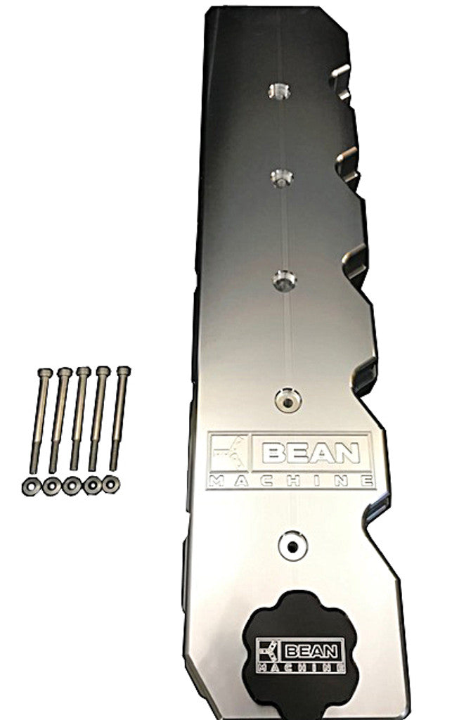 Bean Machine 98-02 Cummins VP44 Billet FLAT Top Valve Cover With Oil C ...