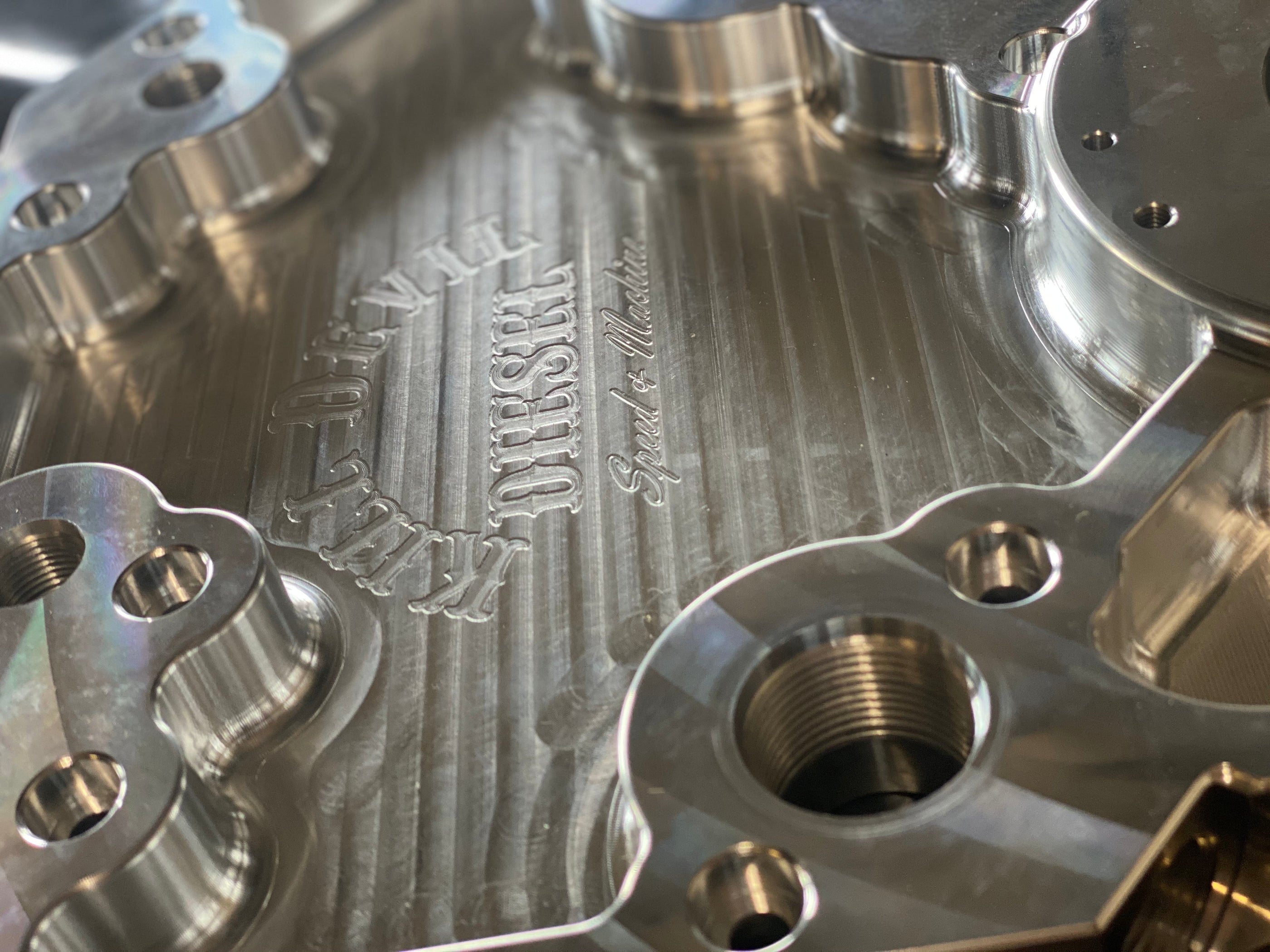 Kill Devil Diesel Billet Front Cover - 6.4 Powerstroke — KillDevilDiesel