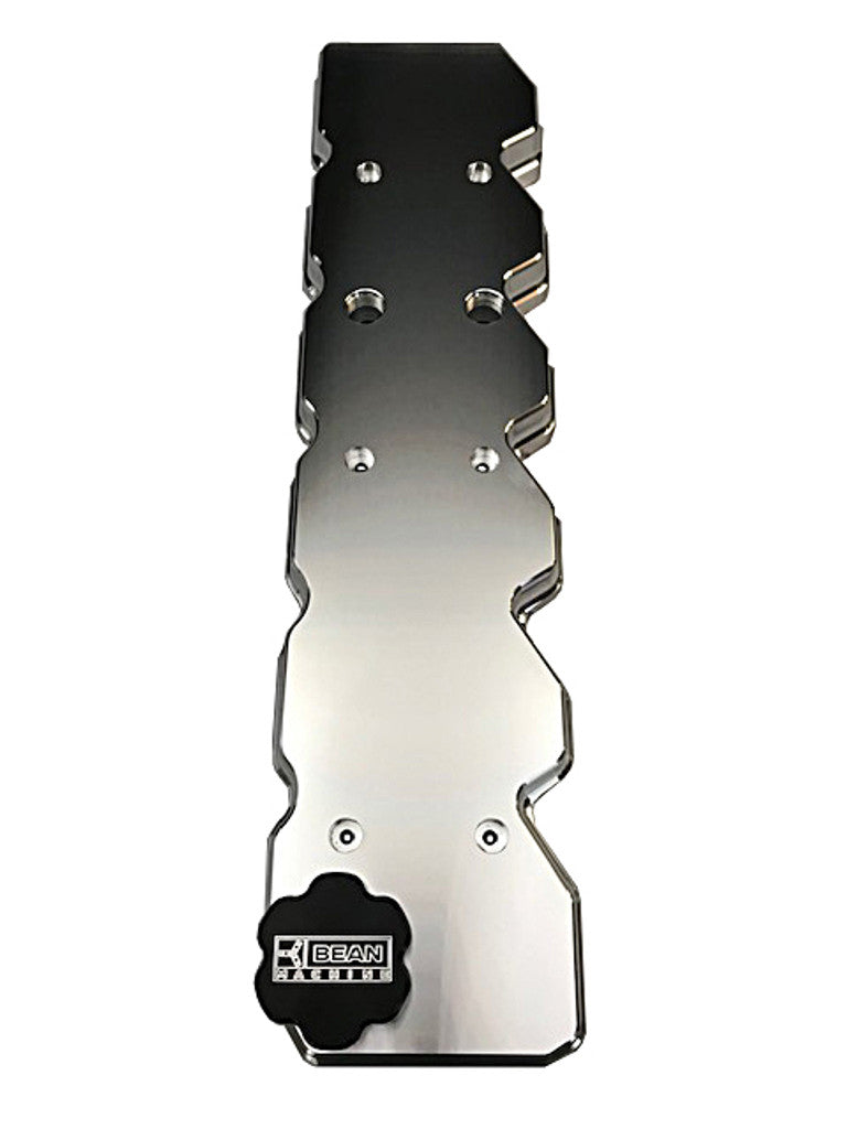 Bean Machine 03-05 Cummins Billet FLAT Top Valve Cover W/ Dual CCV Out ...