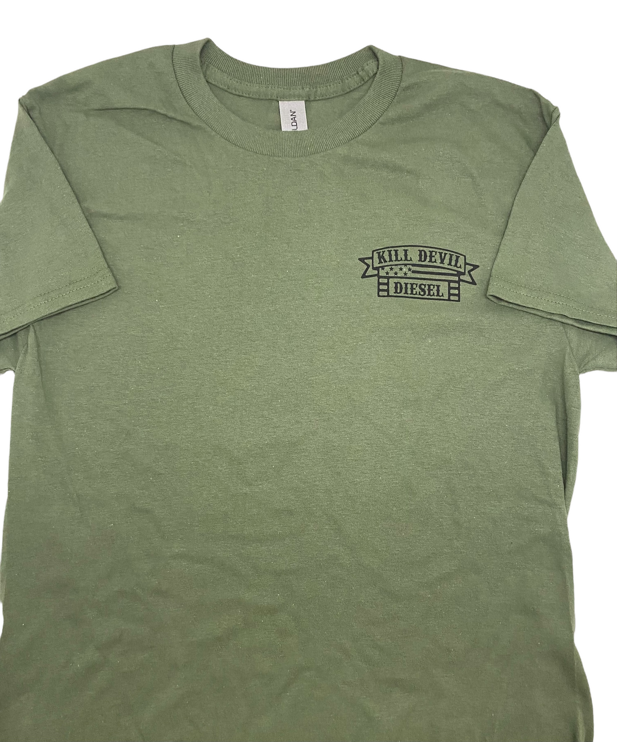 Olive Drab Icon Logo Tee shirt — KillDevilDiesel